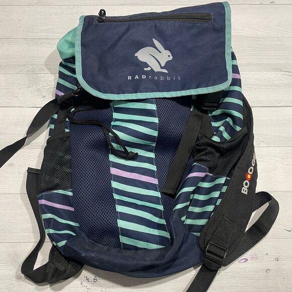 rad rabbit | Bags | Rad Rabbit Blue Purple Teal Backpack | Poshmark